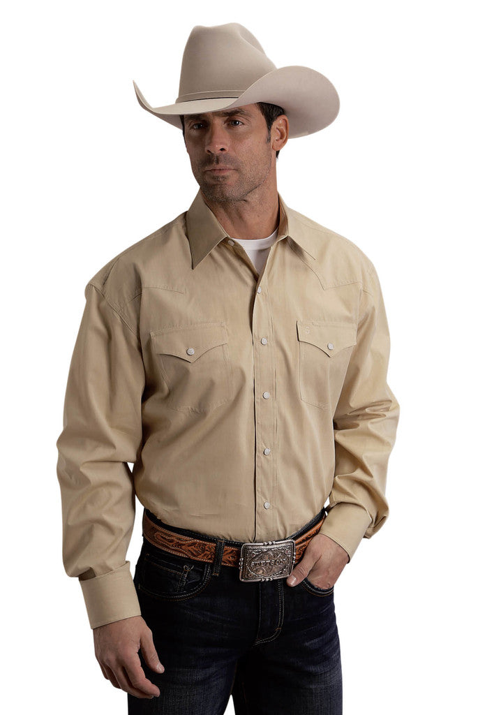 Stetson Men's End On End Solid Shirt – JPC Equestrian