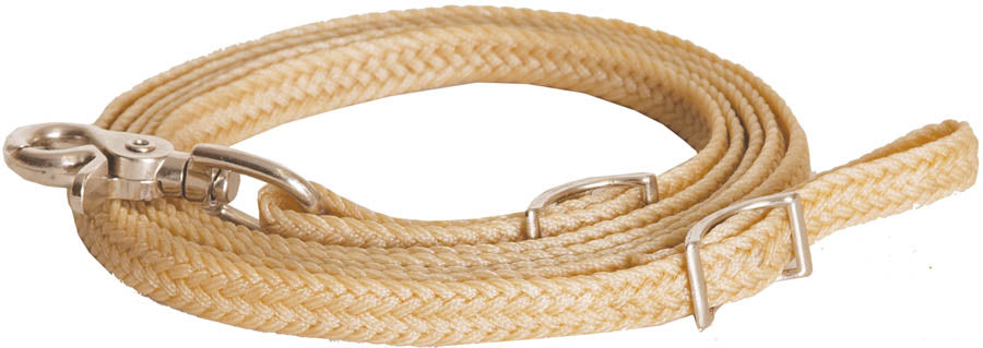 Mustang Flat Braided Poly Roping Reins – JPC Equestrian